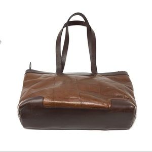 Falor | Bags | Falor Brown Leather Tote Purse Made In Italy | Poshmark